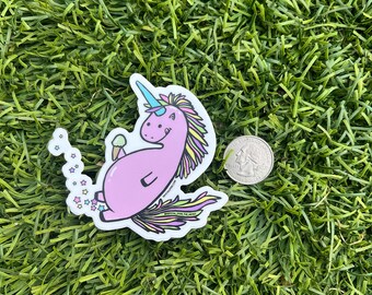 Farting Stick Figure Vinyl Sticker - Etsy