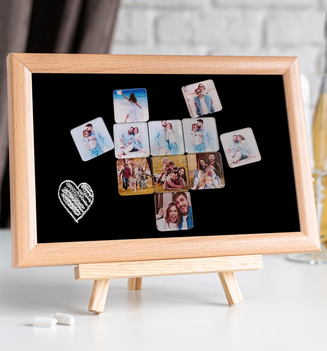 Personalized Gift Custom Acrylic Photo Magnets, Gift for Family ...