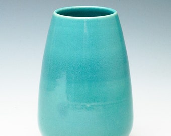 Aqua Blue Vase | Etsy