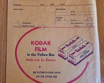 Kodak Envelope - Etsy
