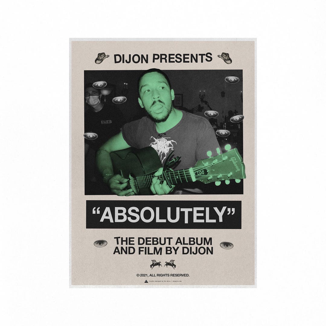 Dijon Absolutely Poster DIGITAL FILE - Etsy