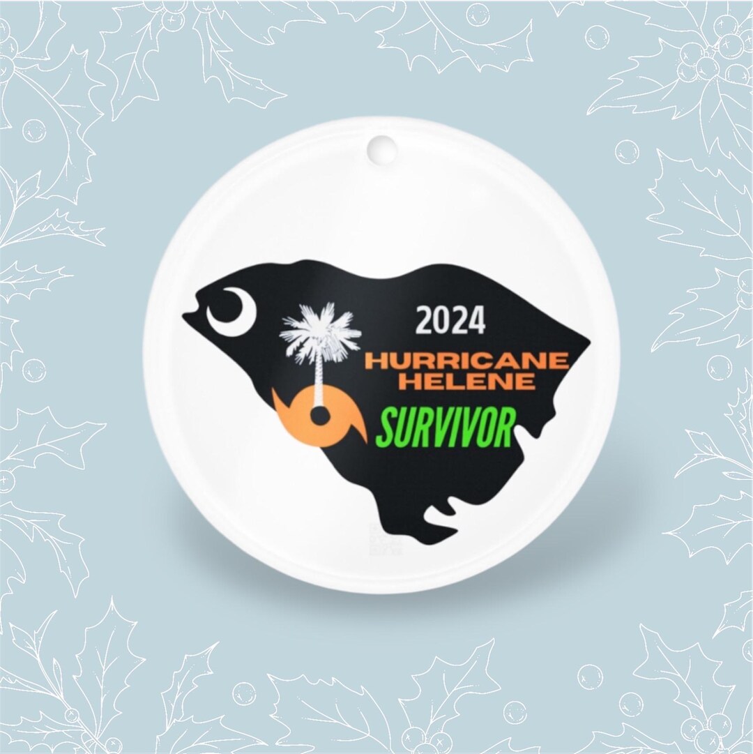 SC Hurricane Helene Survivor Commemorative Acrylic Ornament - Etsy