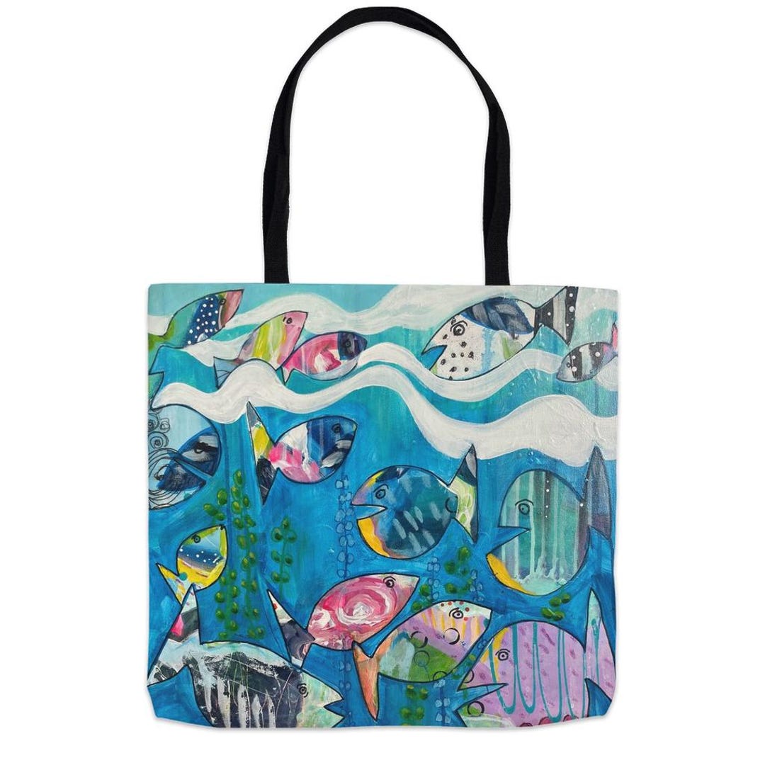 Tote Bag, Fish Tote Bag, Artistic Tote Bag, Fish Tote Bag, Fish Bag ...