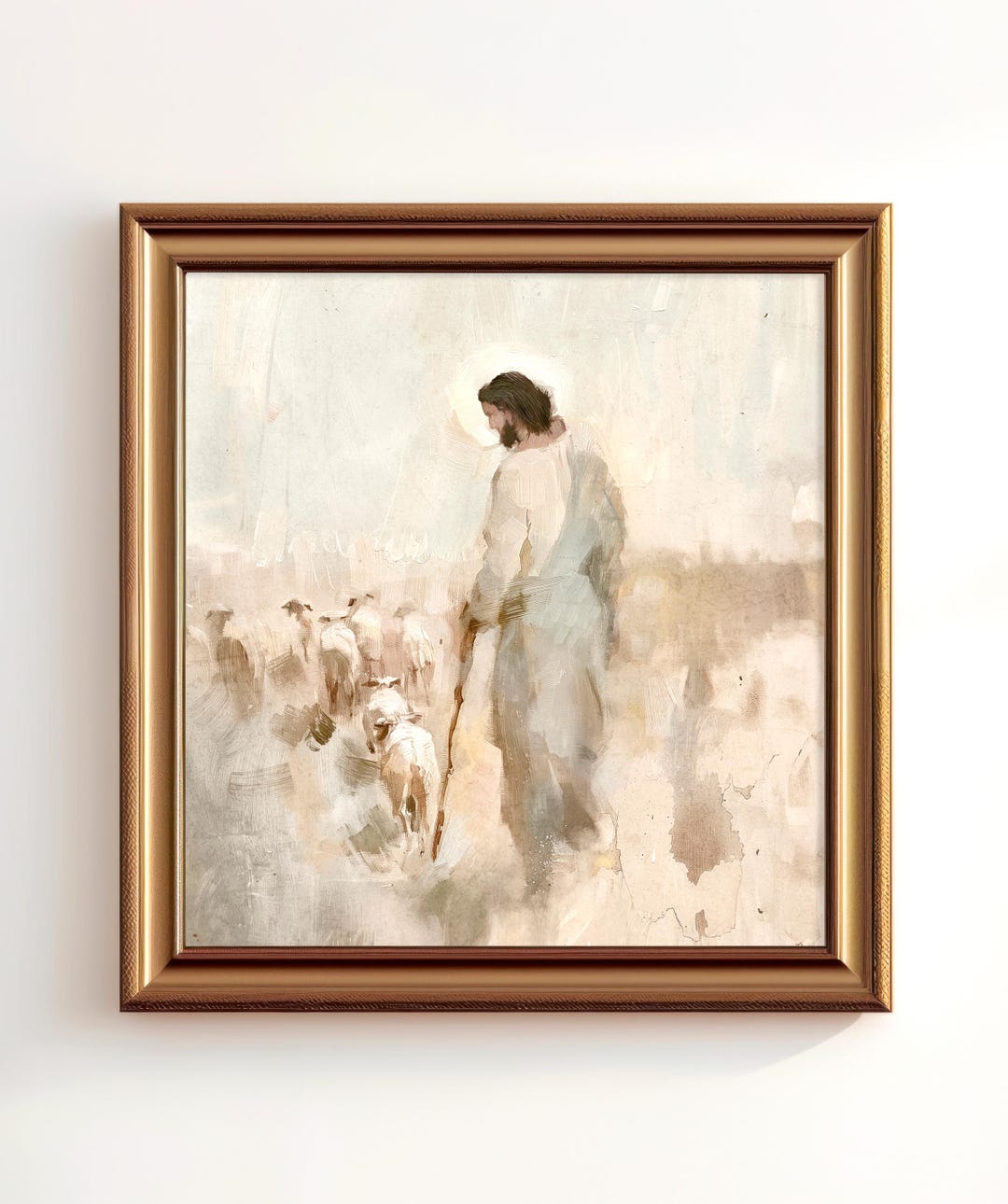 Good Shepherd - Christian Art Print and Canvas - Etsy