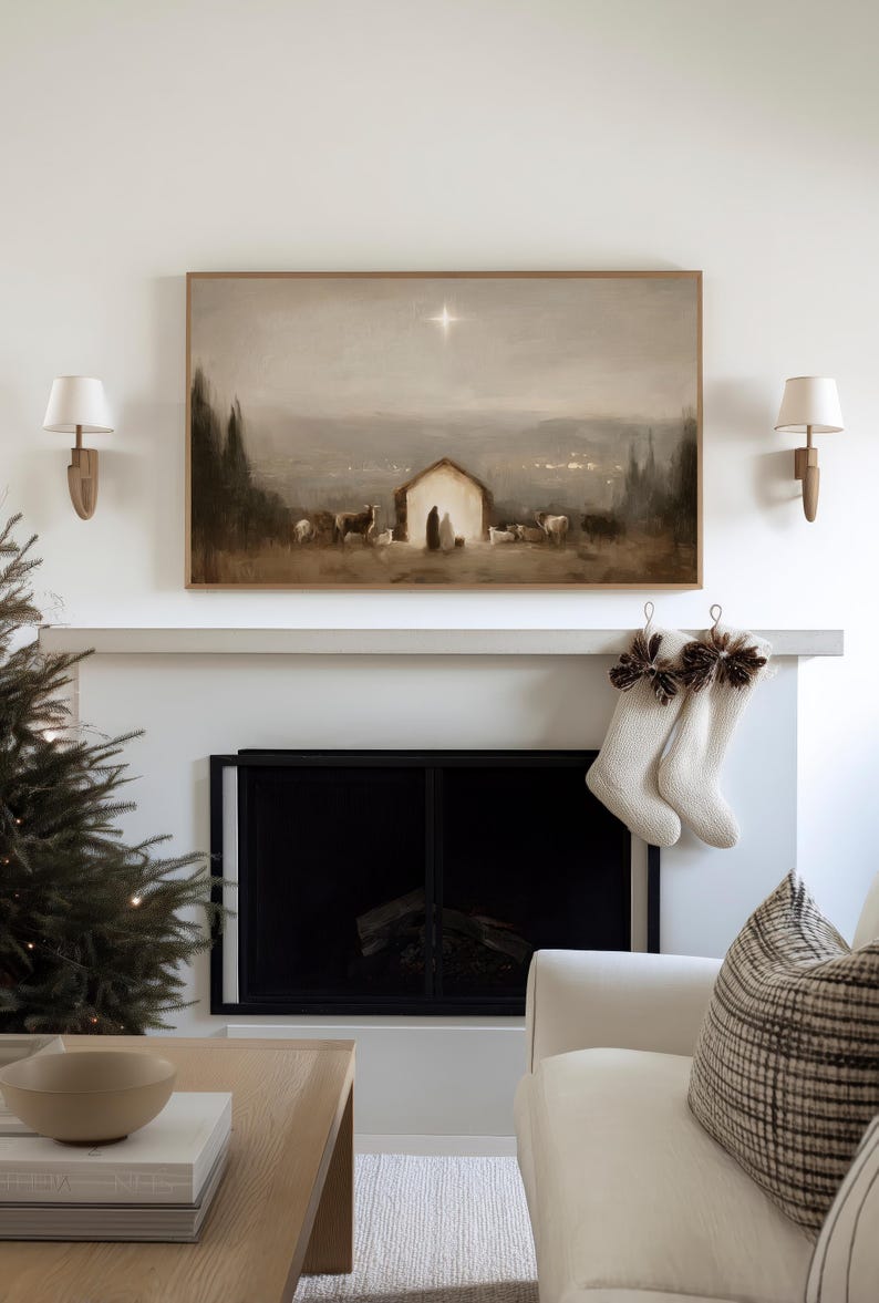 Emmanuel - Nativity, Frame TV Digital Download, Frame TV, Christmas - Etsy