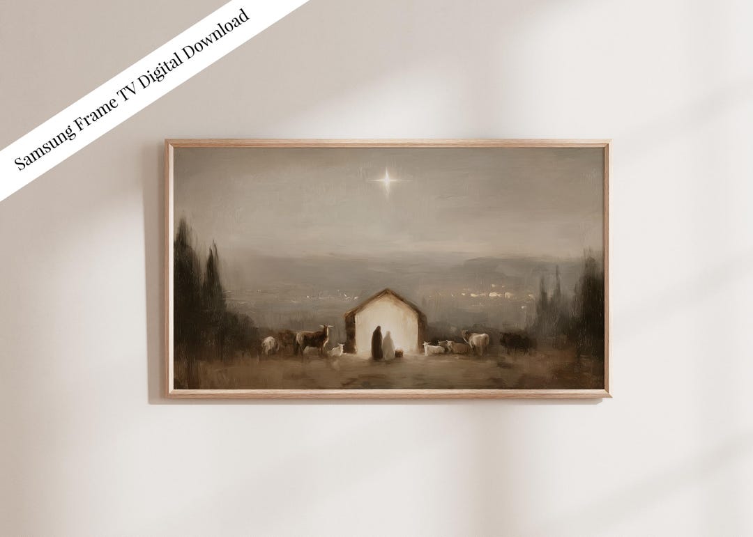 Emmanuel - Nativity, Frame TV Digital Download, Frame TV, Christmas - Etsy