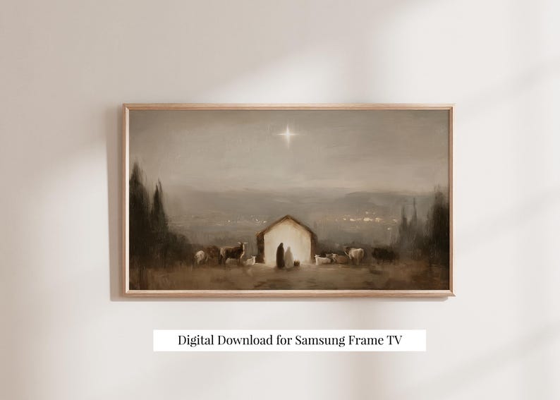 Emmanuel - Nativity, Frame TV Digital Download, Frame TV, Christmas - Etsy