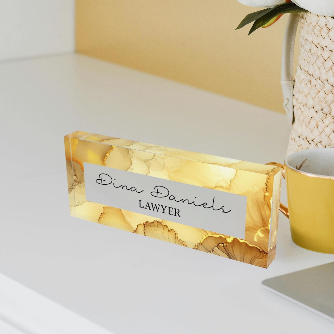 Phd Gift, Teacher Name Plate, Office Decor, Desk Name Plate Custom ...