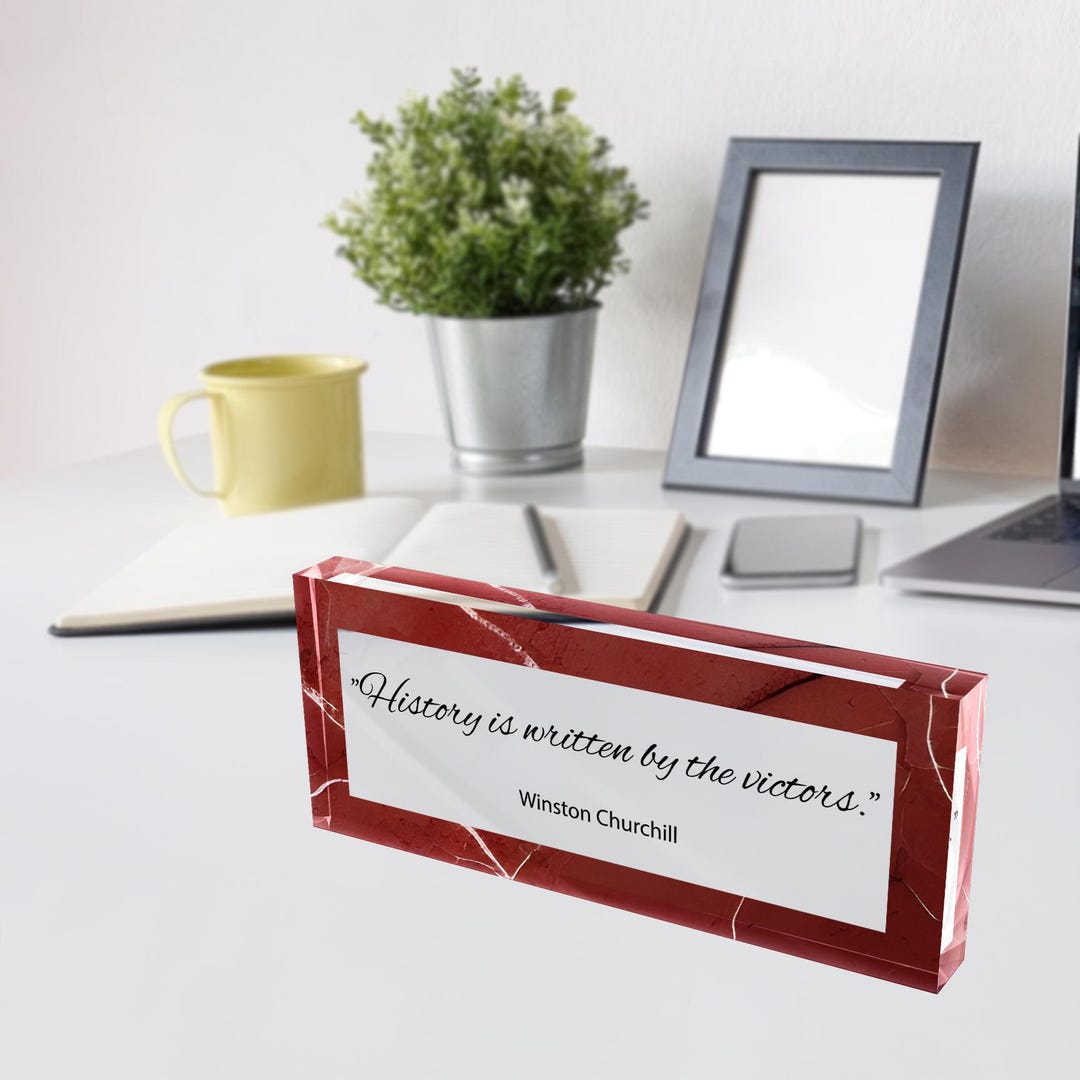 Custom Acrylic Desk Sign: Personalized Office Decor - Etsy