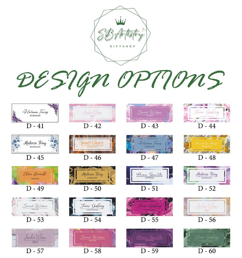 Desk Plaque, Acrylic Name Plate for Desk, Teacher Name Plate ...