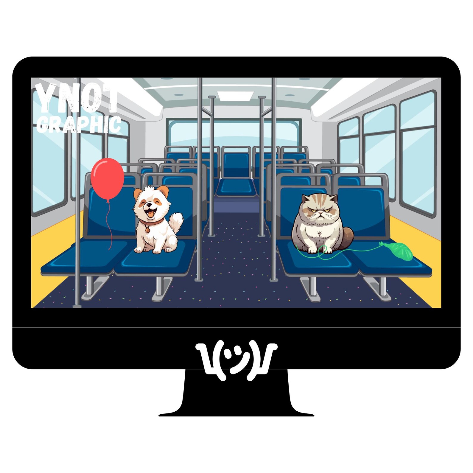 Computer Background, Wallpaper, Digital Download, Bus, Transit, Trip ...