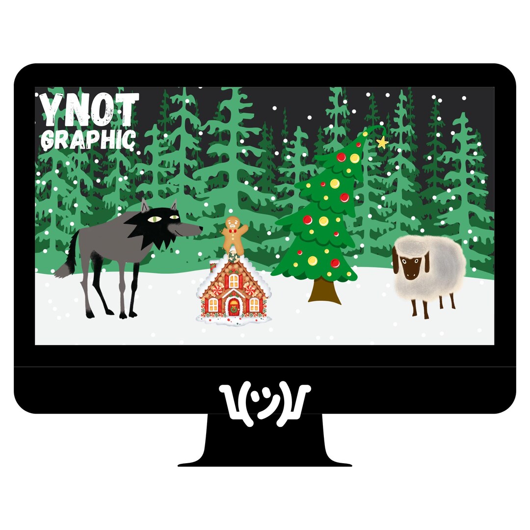 Computer Background, Wallpaper, Digital Download, Wolf, Sheep ...