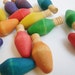 Math and Counting Toy Wood Colored Counting Christmas Lights Toy ...
