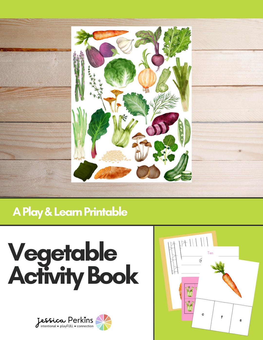 Vegetable Activity Book | Crops Learning Worksheets | Number & Alphabet ...