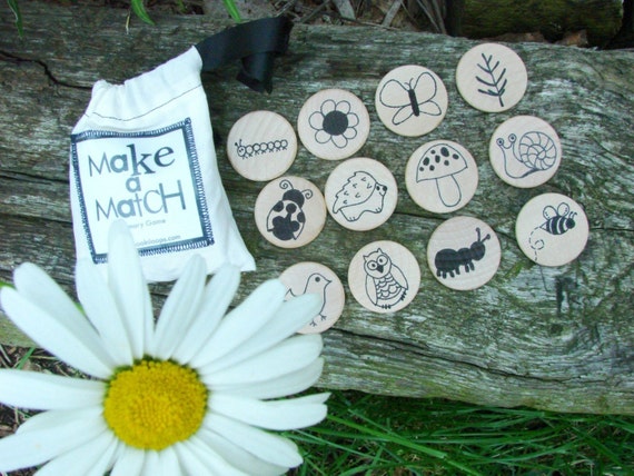 Toys & Games Puzzles Preschool Dev Montessori Inspired Matching Game ...