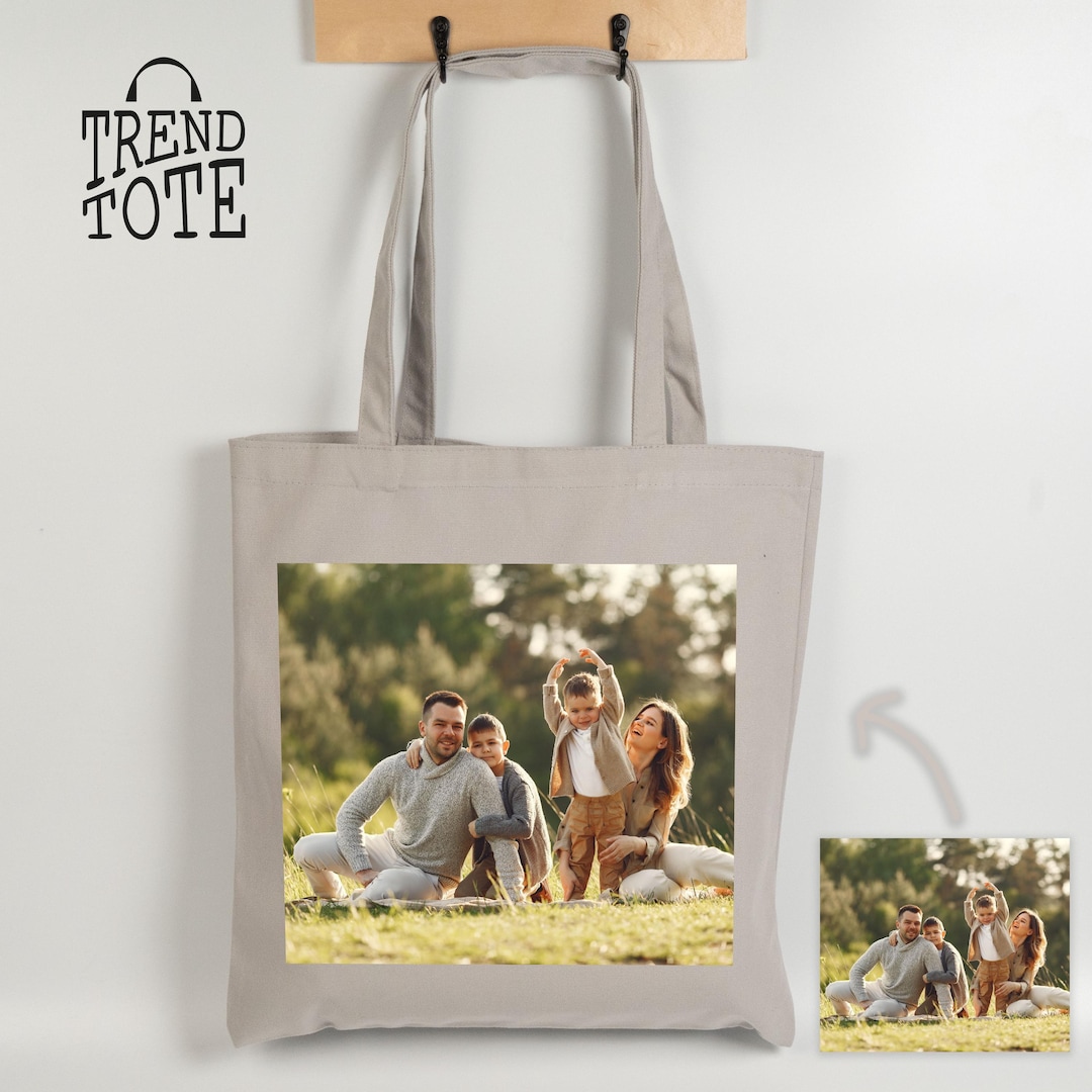 Custom Photo Tote Bag, Custom Photo Bag, Personalized Bag, Personalized ...