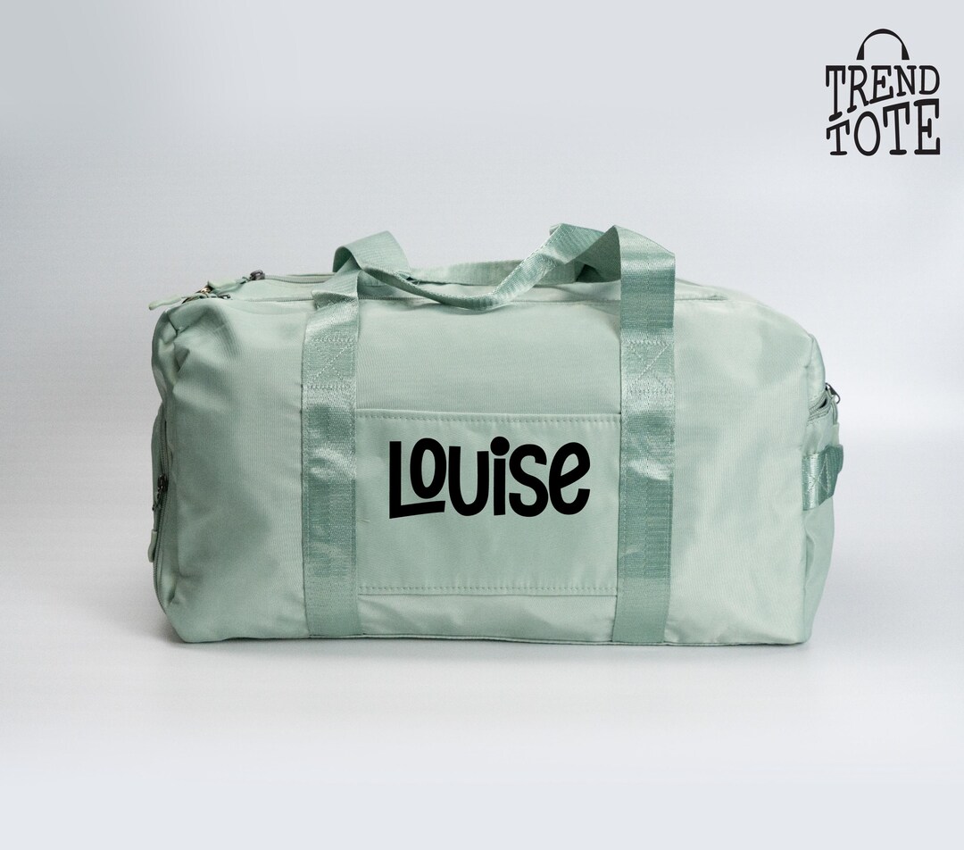 Personalized Weekend Duffle Bag: Custom Name Travel Bag - Etsy