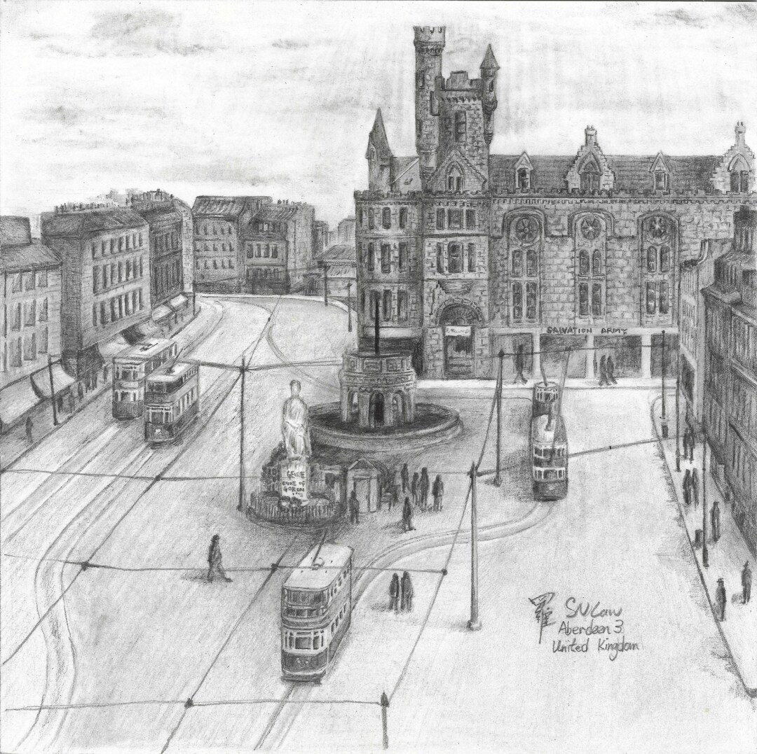 Aberdeen 3 Historic Art Print - Etsy