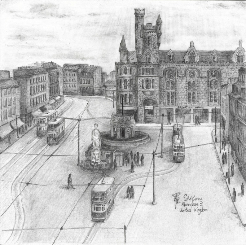 Aberdeen 3 Historic Art Print - Etsy