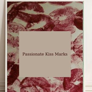 Kiss Poster, Kiss Art, Girly Print, Lips Print, Lips Poster, Kiss Wall ...