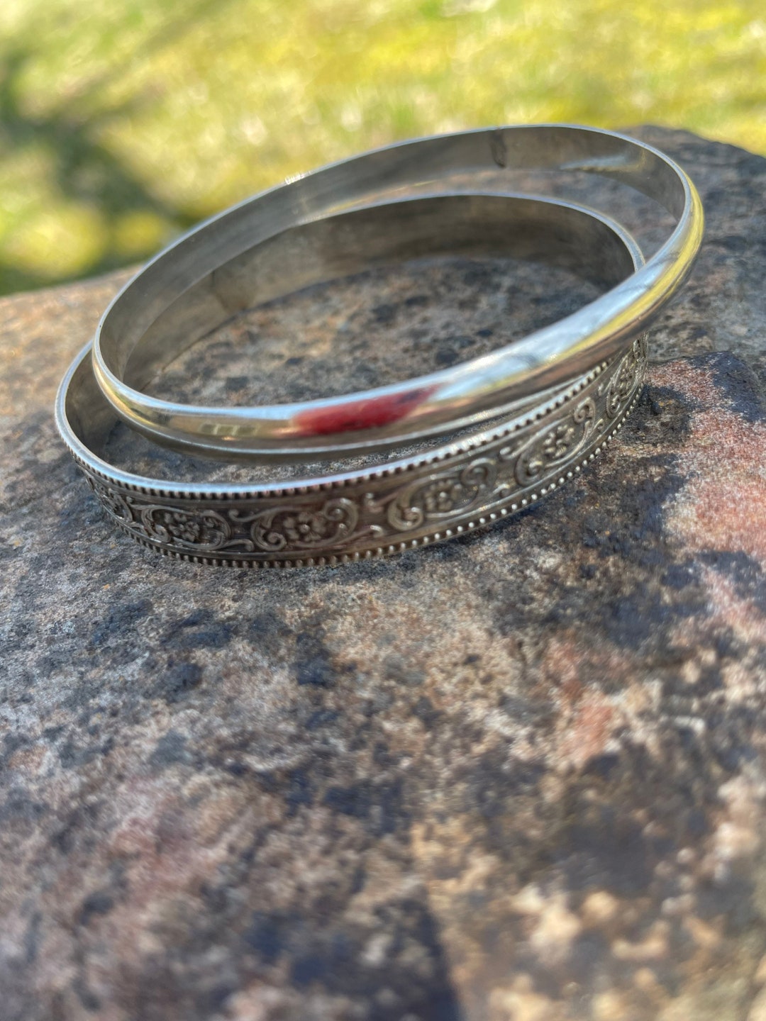 Bangle Bracelets - Stacking Bangle Bracelets - Sterling Silver ...