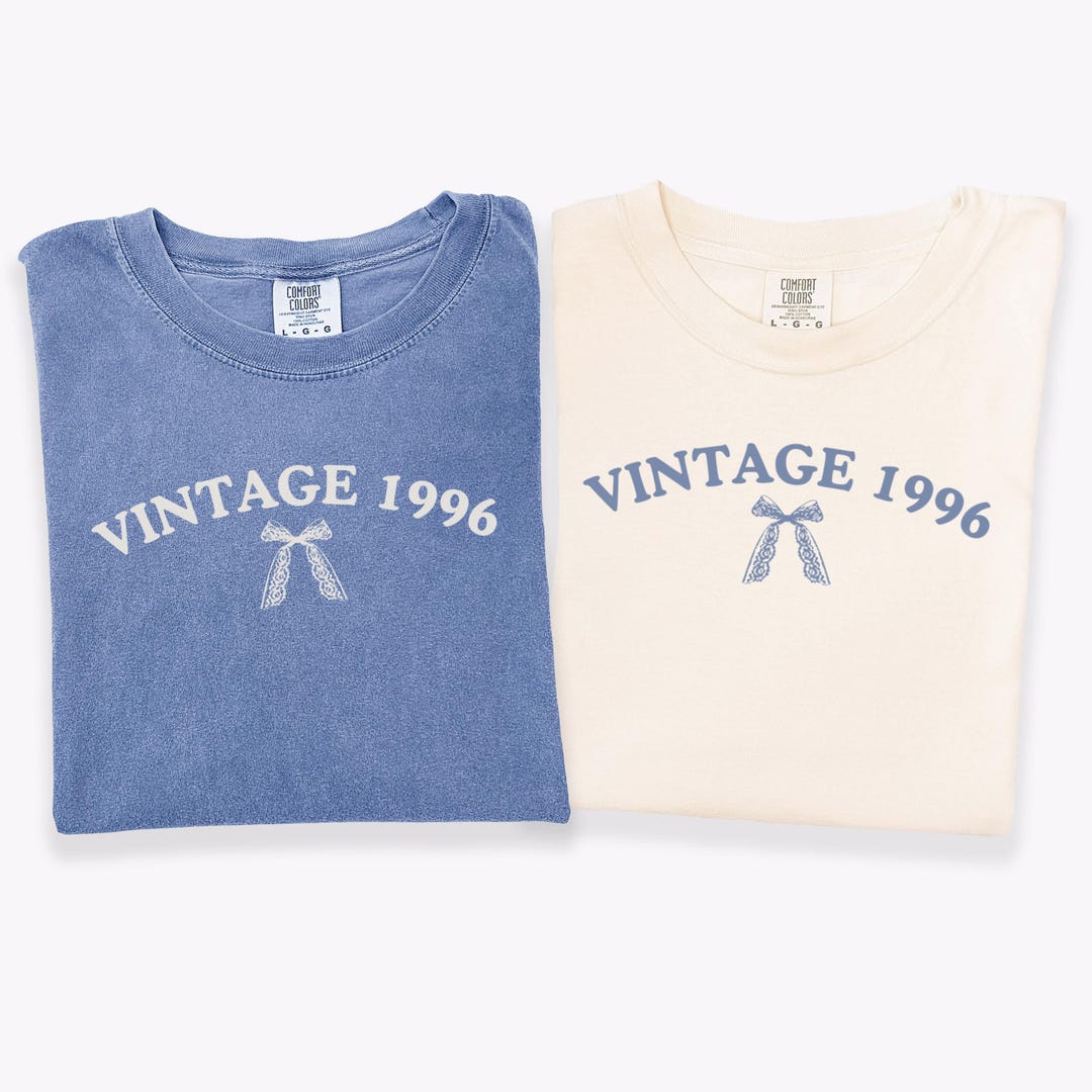 Comfort Colors 1996 Birthday Shirt, Turning Thirty Tee, 30th Birthday ...