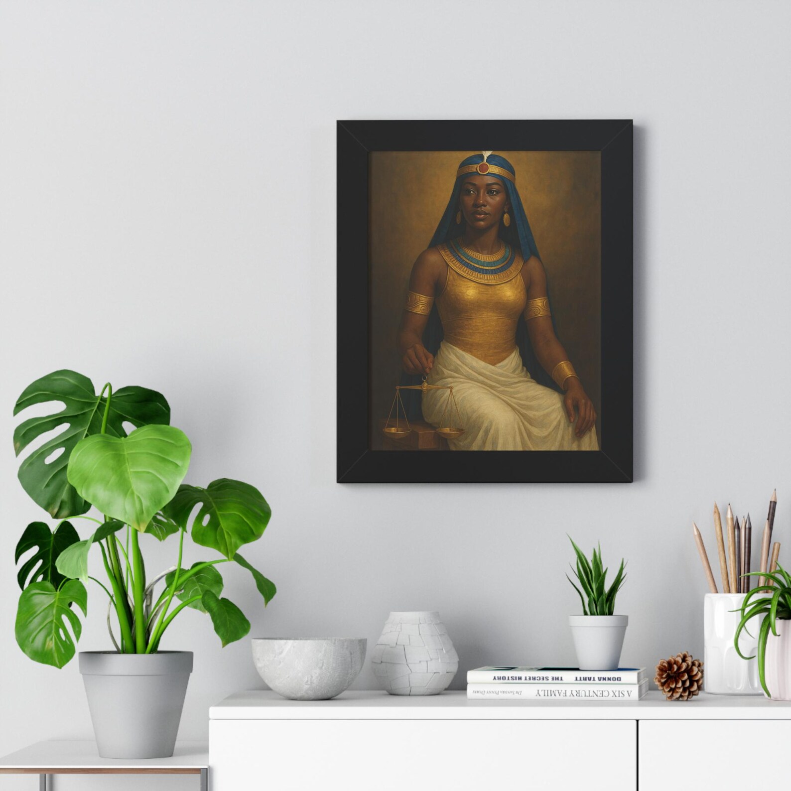 Vertical Poster, Egyptian Goddess Maat, Wall Art, Home Decor, Mythology ...