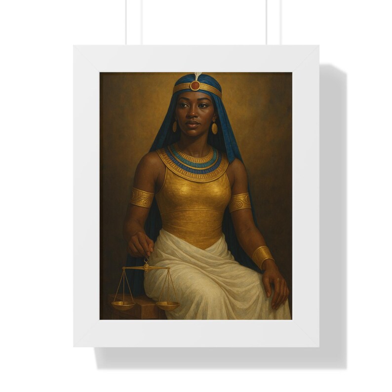 Vertical Poster, Egyptian Goddess Maat, Wall Art, Home Decor, Mythology ...