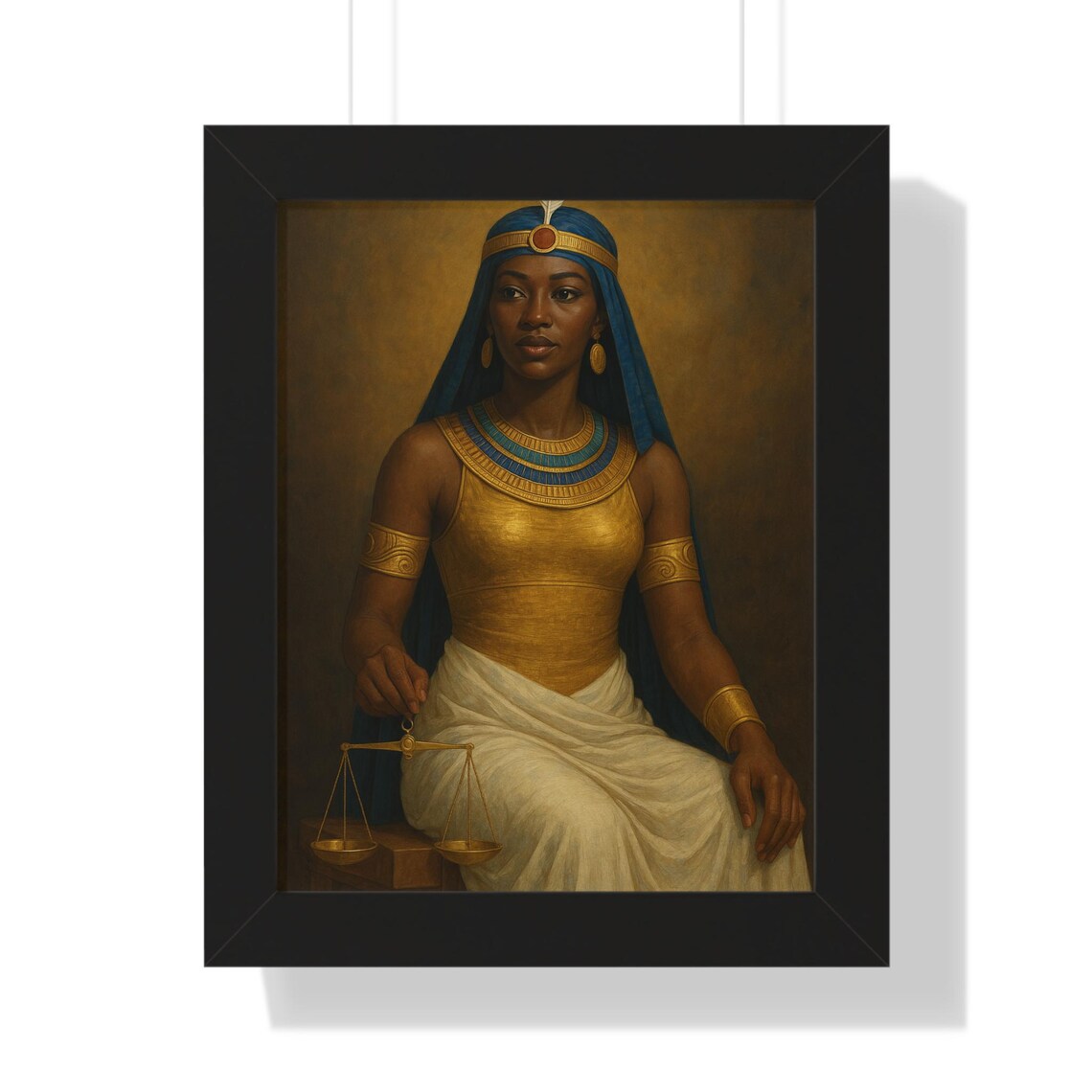 Vertical Poster, Egyptian Goddess Maat, Wall Art, Home Decor, Mythology ...