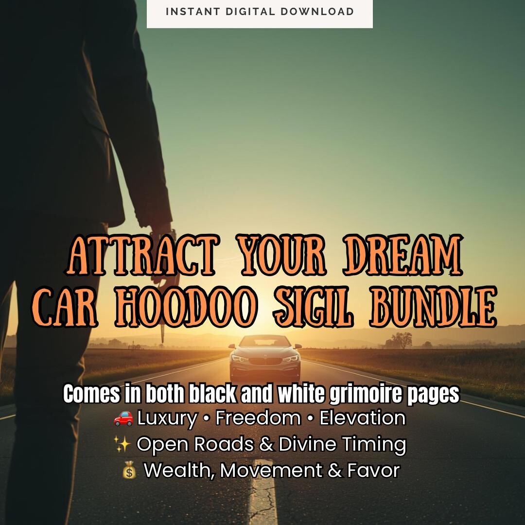 Attract Your Dream Car Sigil | Luxury, New or Reliable Vehicle ...