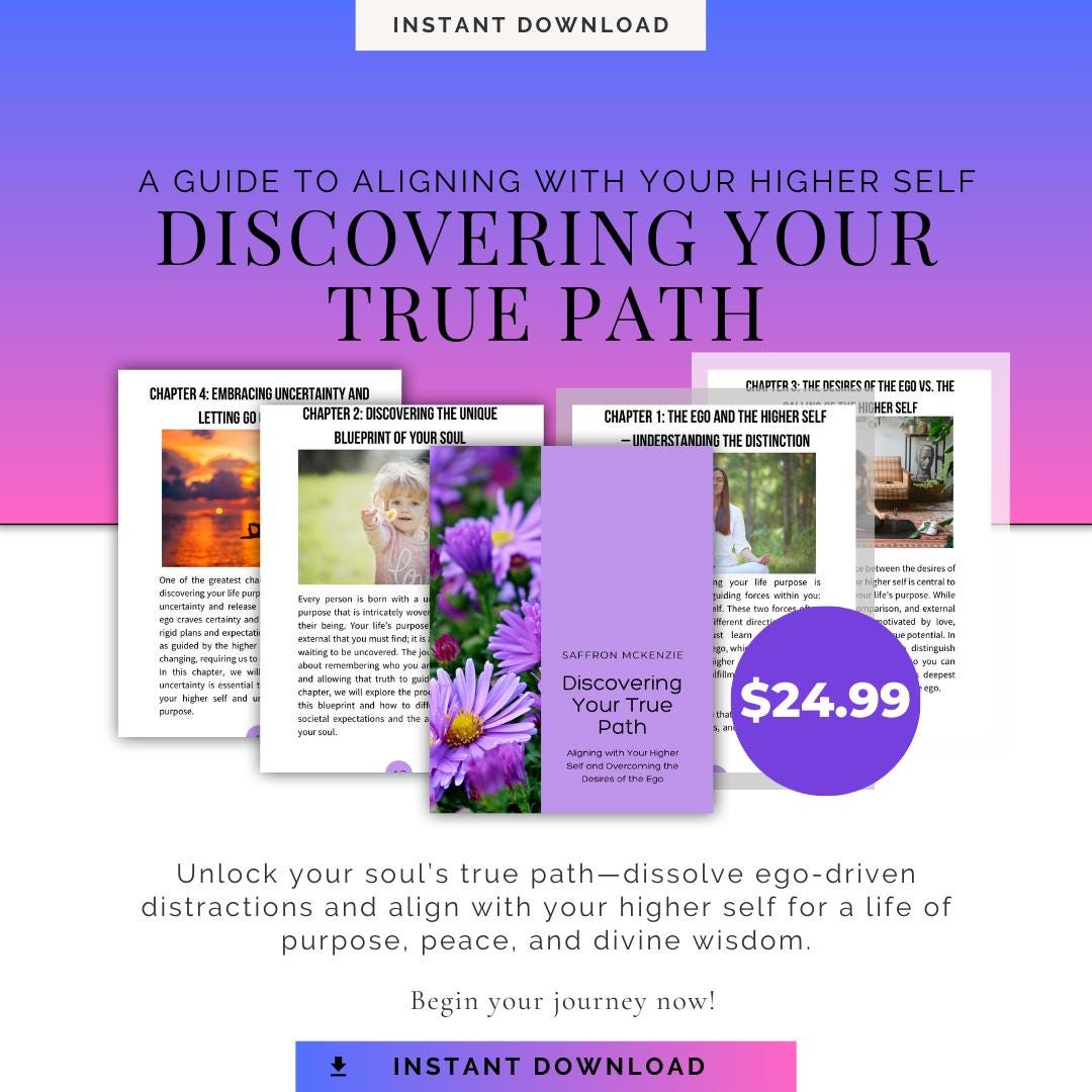 Discovering Your True Path Bundle | Book + Guided Meditation for Spiritual Alignment - Etsy
