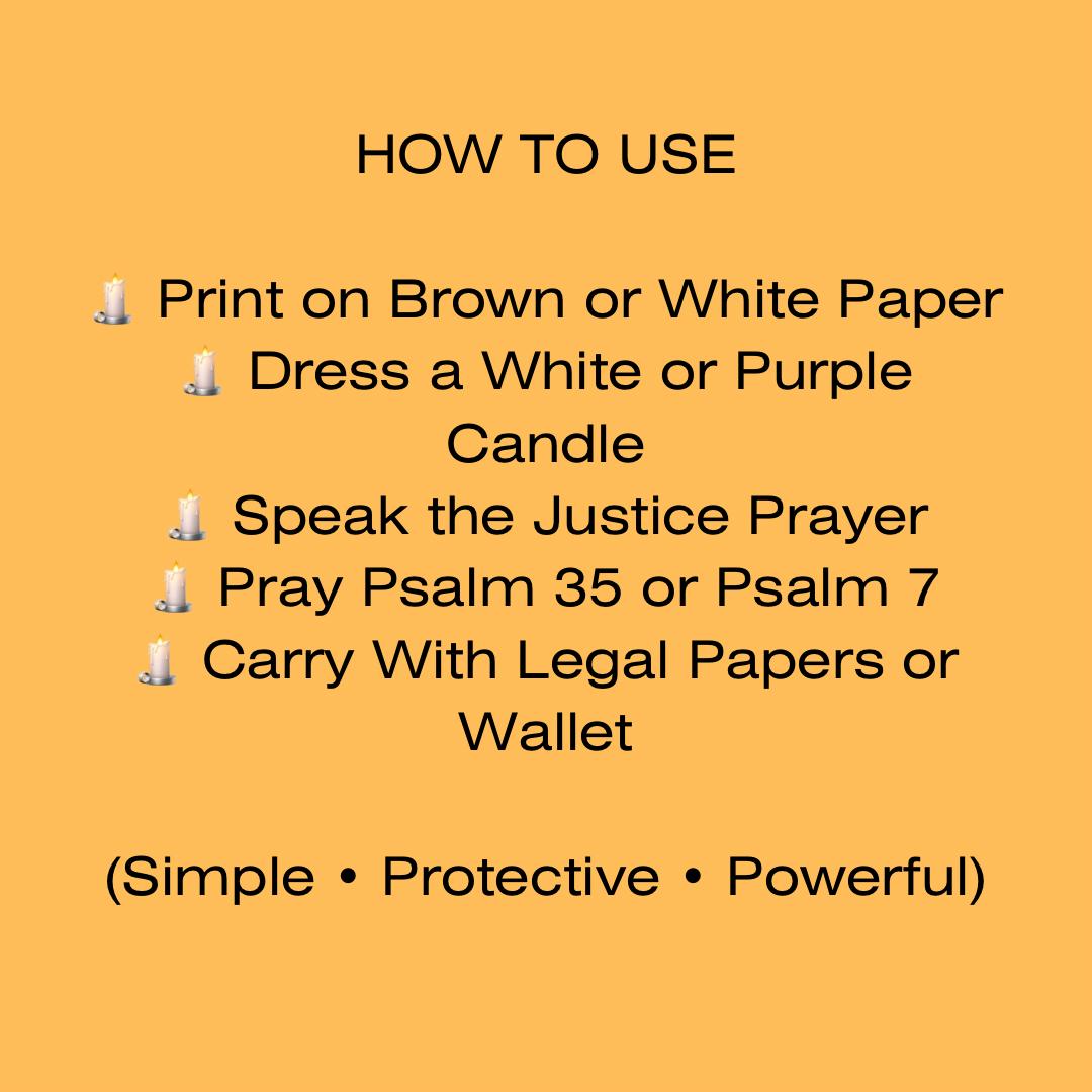 Court Case Hoodoo Sigil Bundle | Legal Victory, Justice & Favor | Win ...