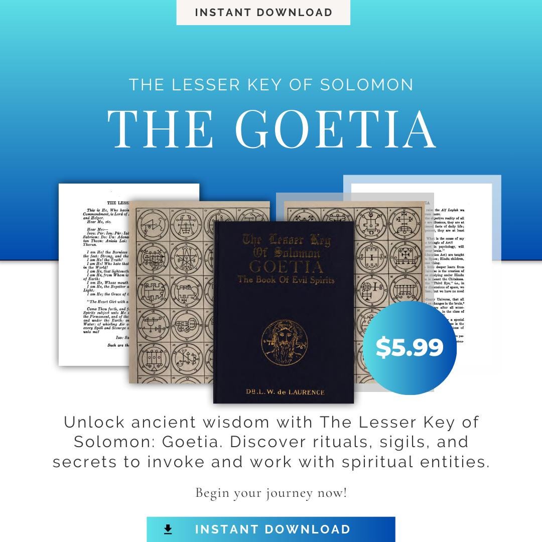 The Lesser Key of Solomon: Goetia | Unlock the Secrets of Spirit ...