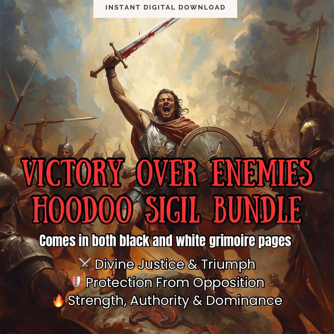 Victory Over Enemies Sigil | Overcome Rivals, Win Conflicts & Divine ...