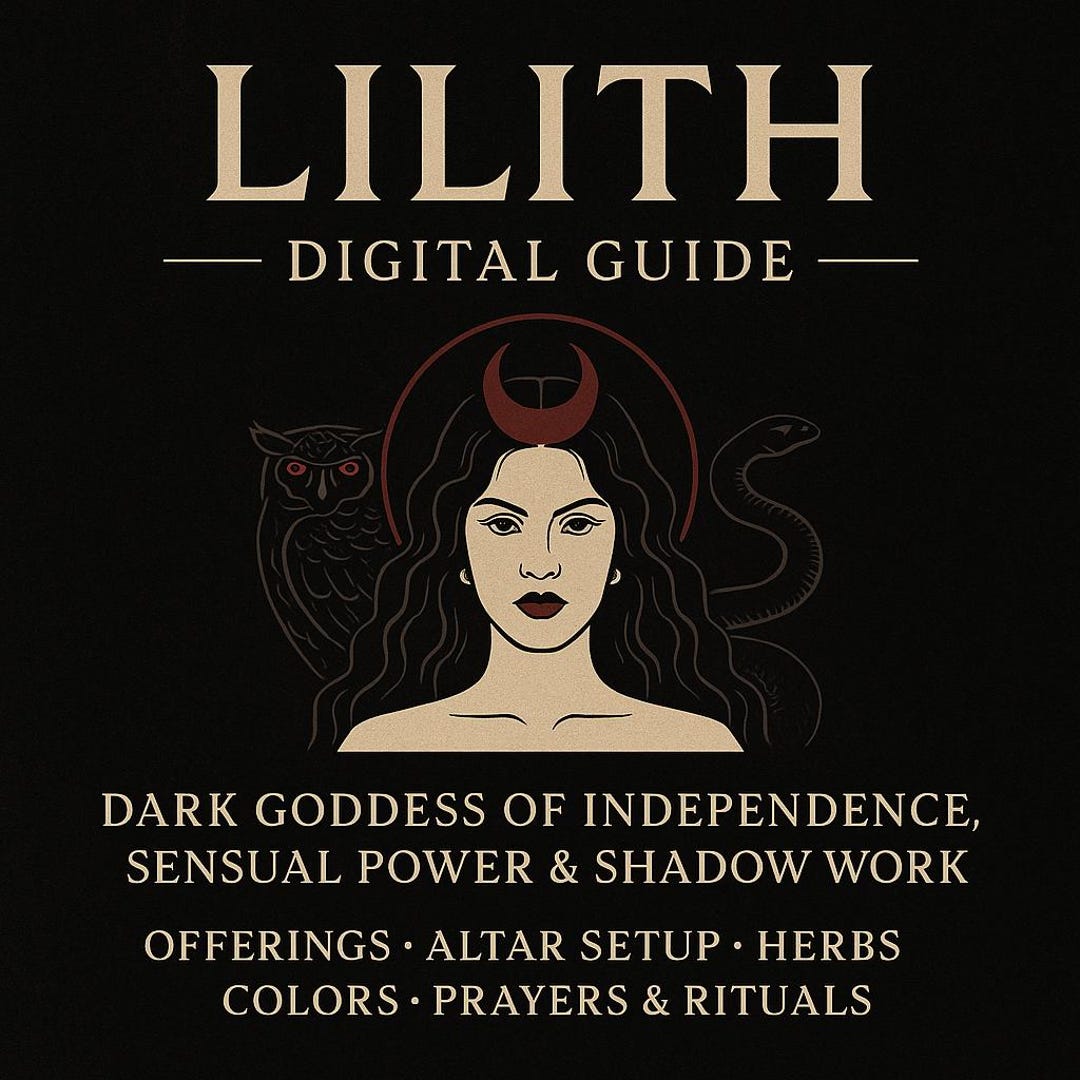 Lilith Digital Guide | Dark Goddess of Independence, Sensual Power ...