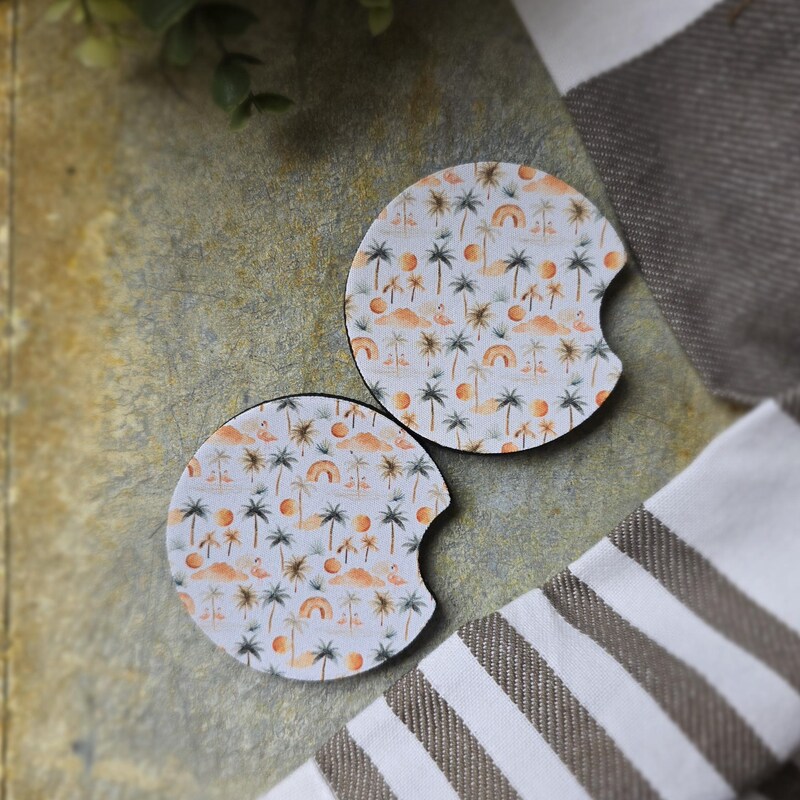 Tropical Coasters - Etsy