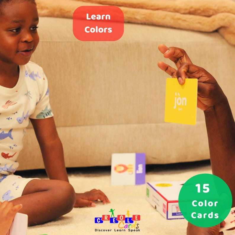 Haitian Creole Flashcards: Kids & Beginners - Alphabet, Colors, Numbers ...