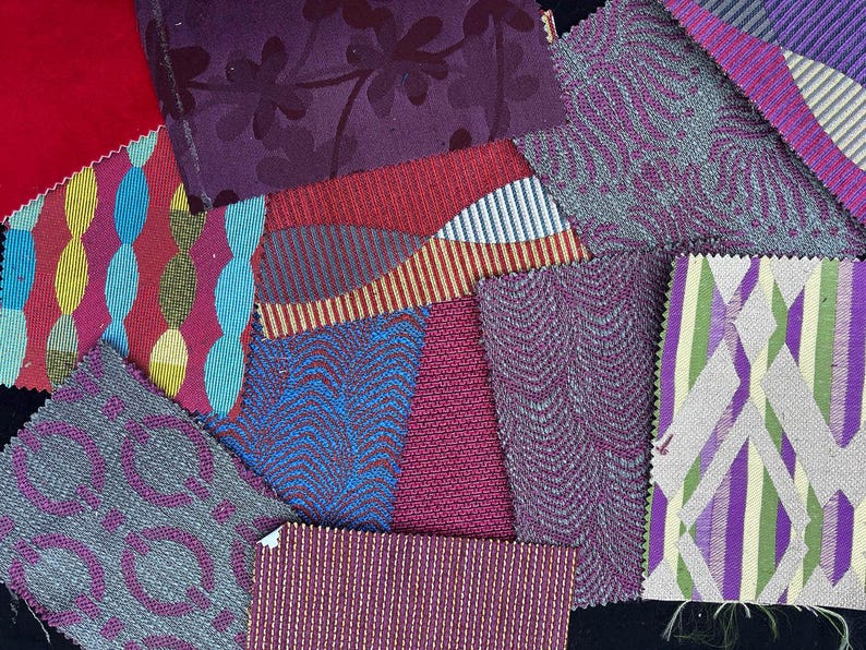 Designer Upholstery Fabric Samples, Florals, Stripes, Geometric ...