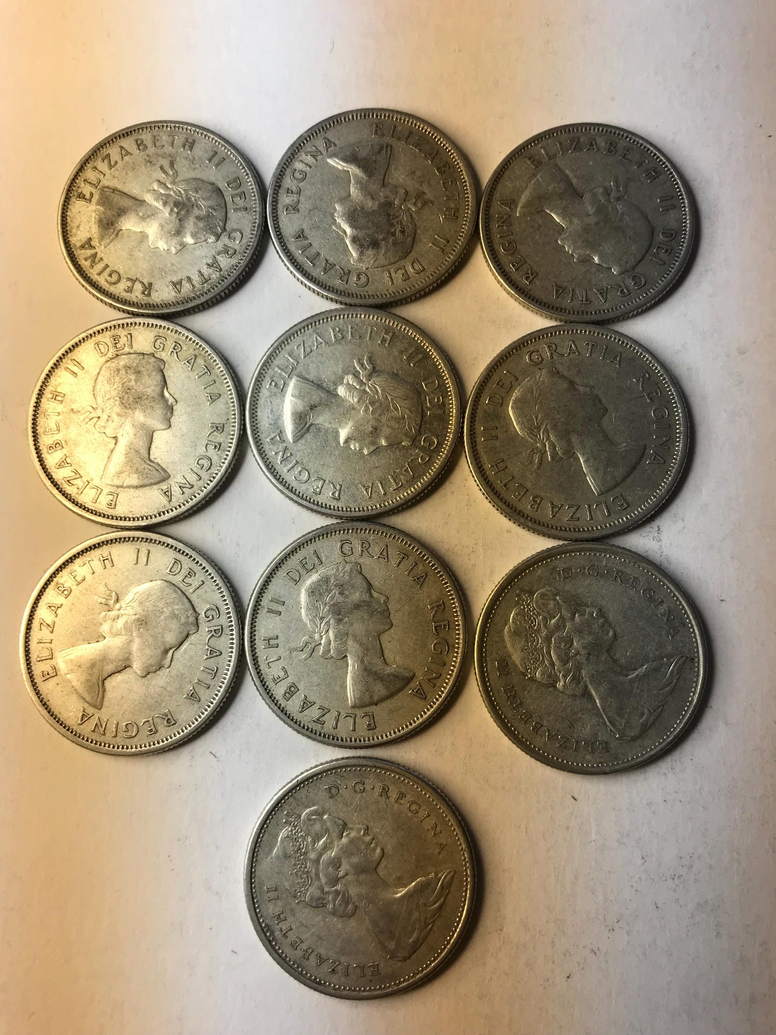 3 Lots of 10 Canadian Silver Quarters 1960-1966 - Etsy