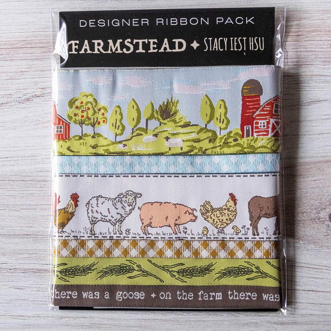 25% OFF! - Farmstead Designer Ribbon Pack by Stacy Iest Hsu - 1 Yard ...