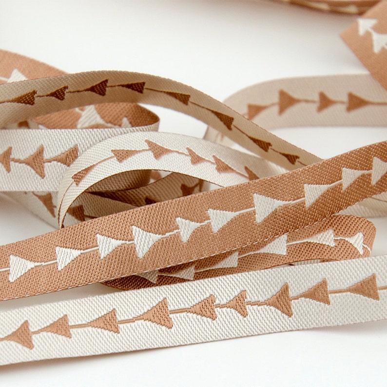 Camel Follow Me Reversible Arrow Ribbon by Bonnie Christine - 10 Mm - Etsy
