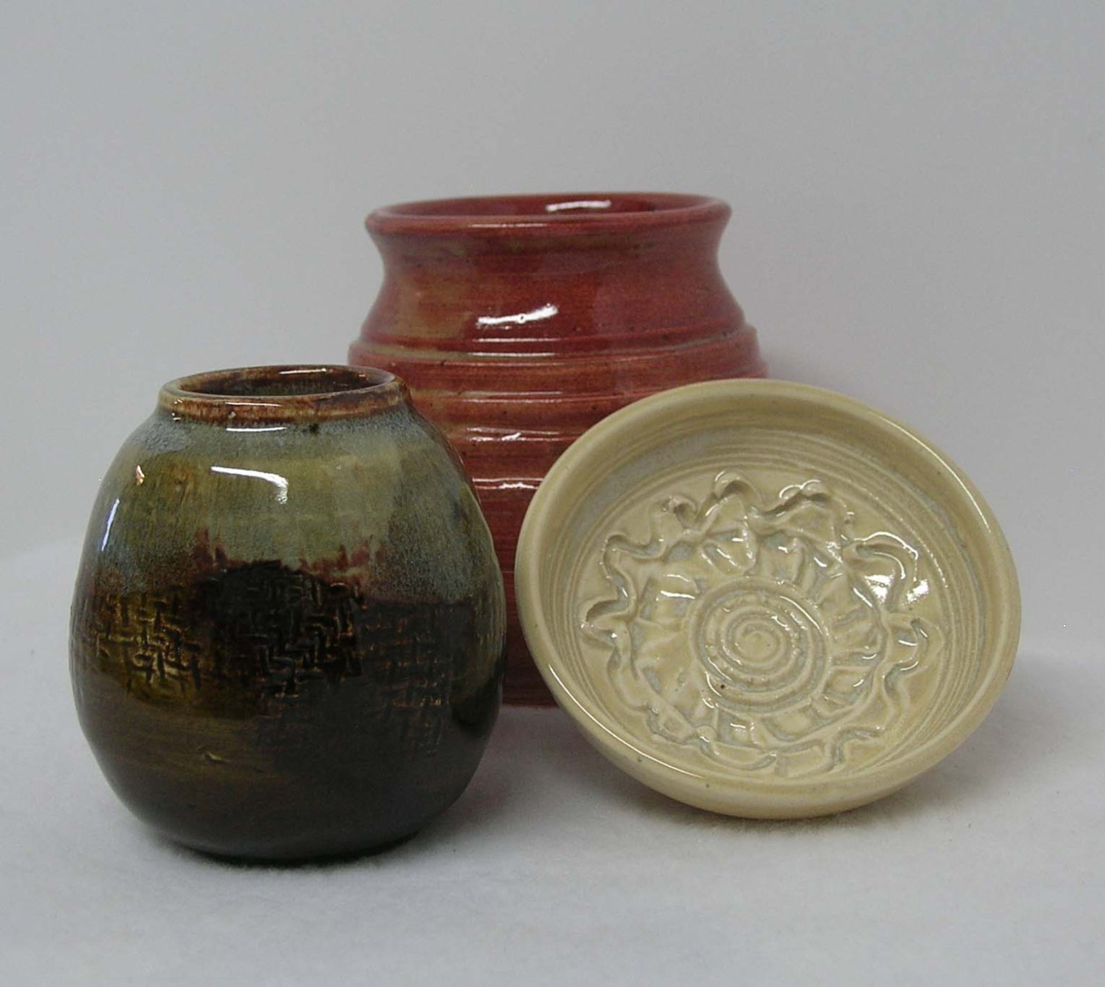 Glaze Testing Trio of Porcelain Pottery - Etsy