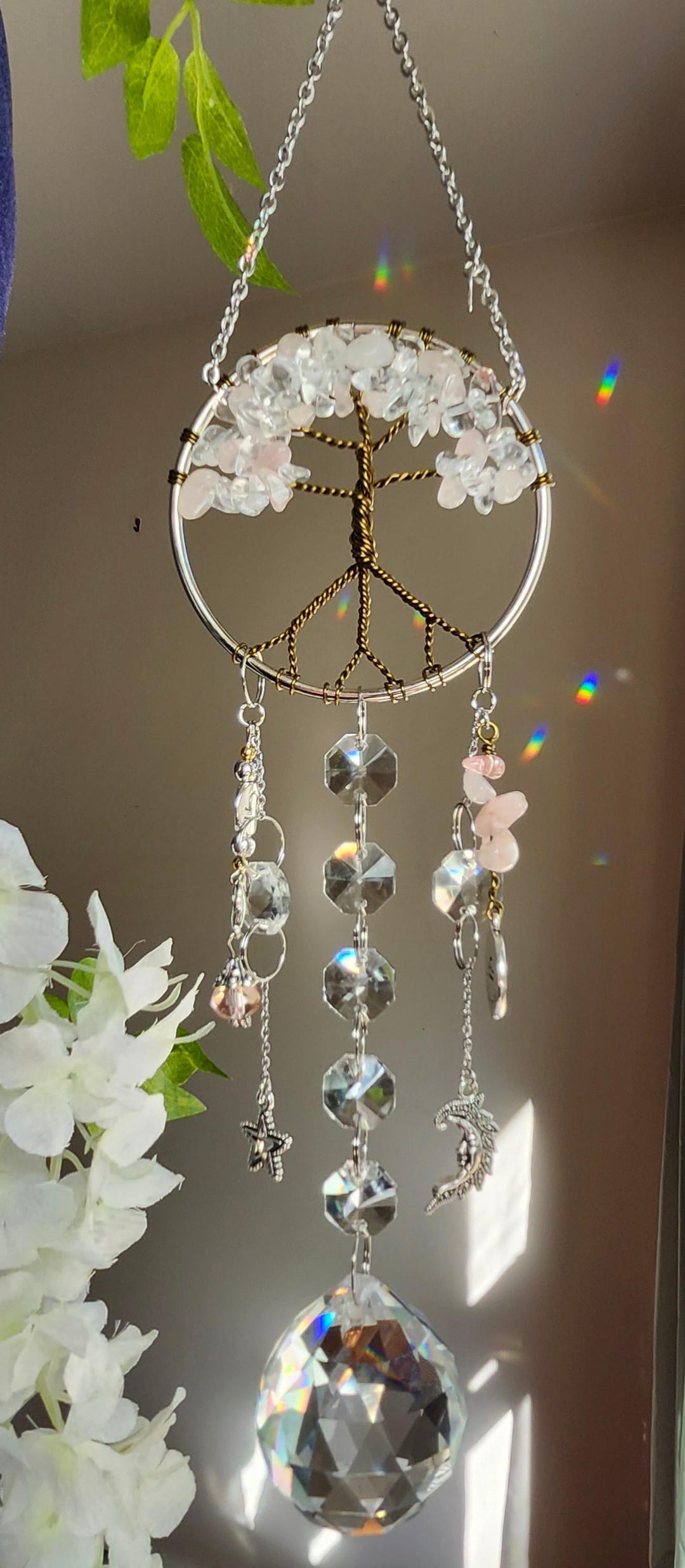Libra-zodiac Tree of Life Suncatcher - Etsy