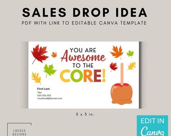 Sales Drop Idea, Bubble Gum Gift Tag, Sales Gift, Prospect Gift ...