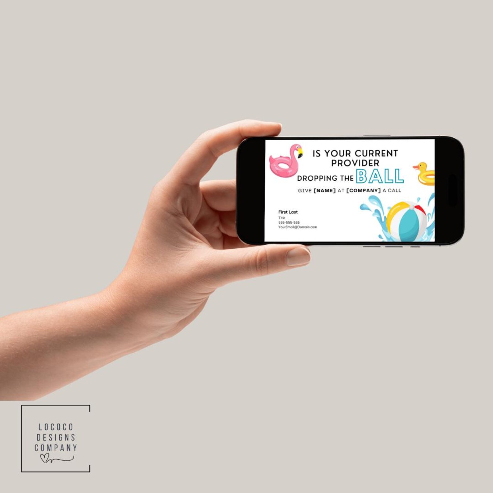 Sales Drop Idea, Beach Ball Gift Tag, Sales Gift, Prospect Gift ...