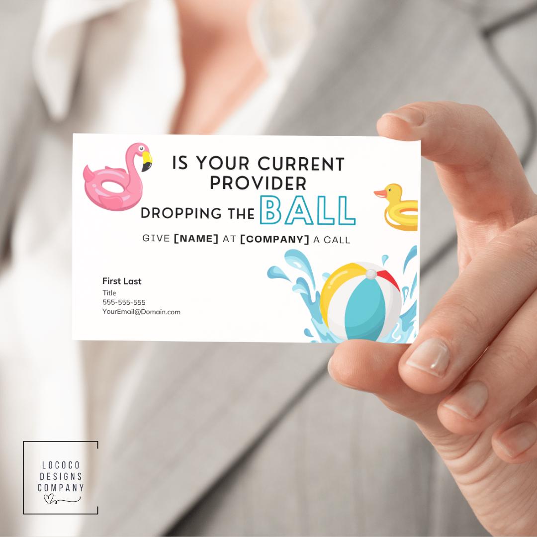 Sales Drop Idea, Beach Ball Gift Tag, Sales Gift, Prospect Gift ...