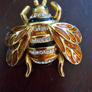 Large Vintage, Bug, Bee, Brooch - Etsy
