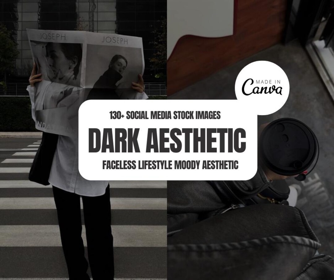 130+ Dark Aesthetic Social Media Stock Images | Faceless Lifestyle and ...