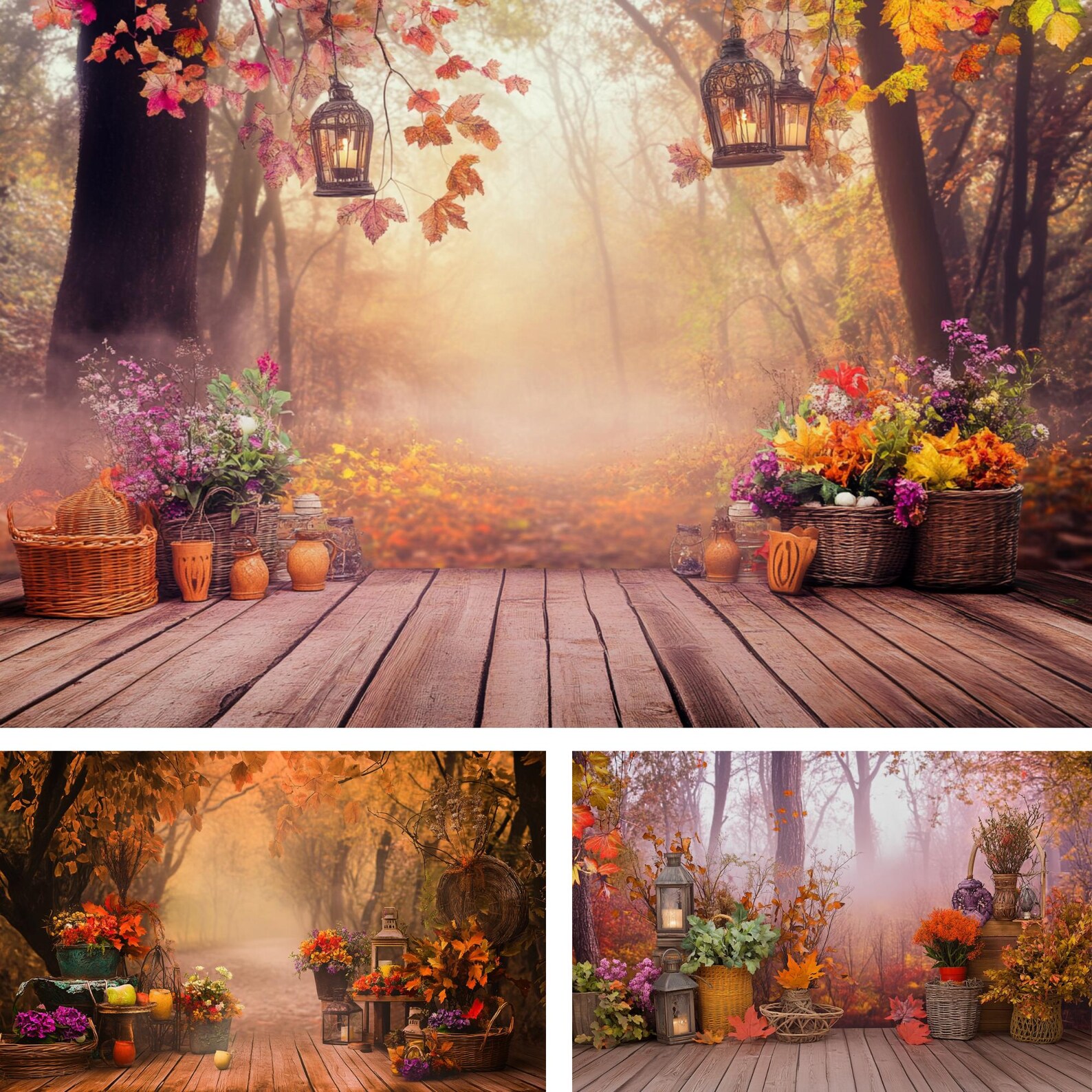 Fall Rustic Digital Background,autumn Digital Backdrop,kids Creative ...