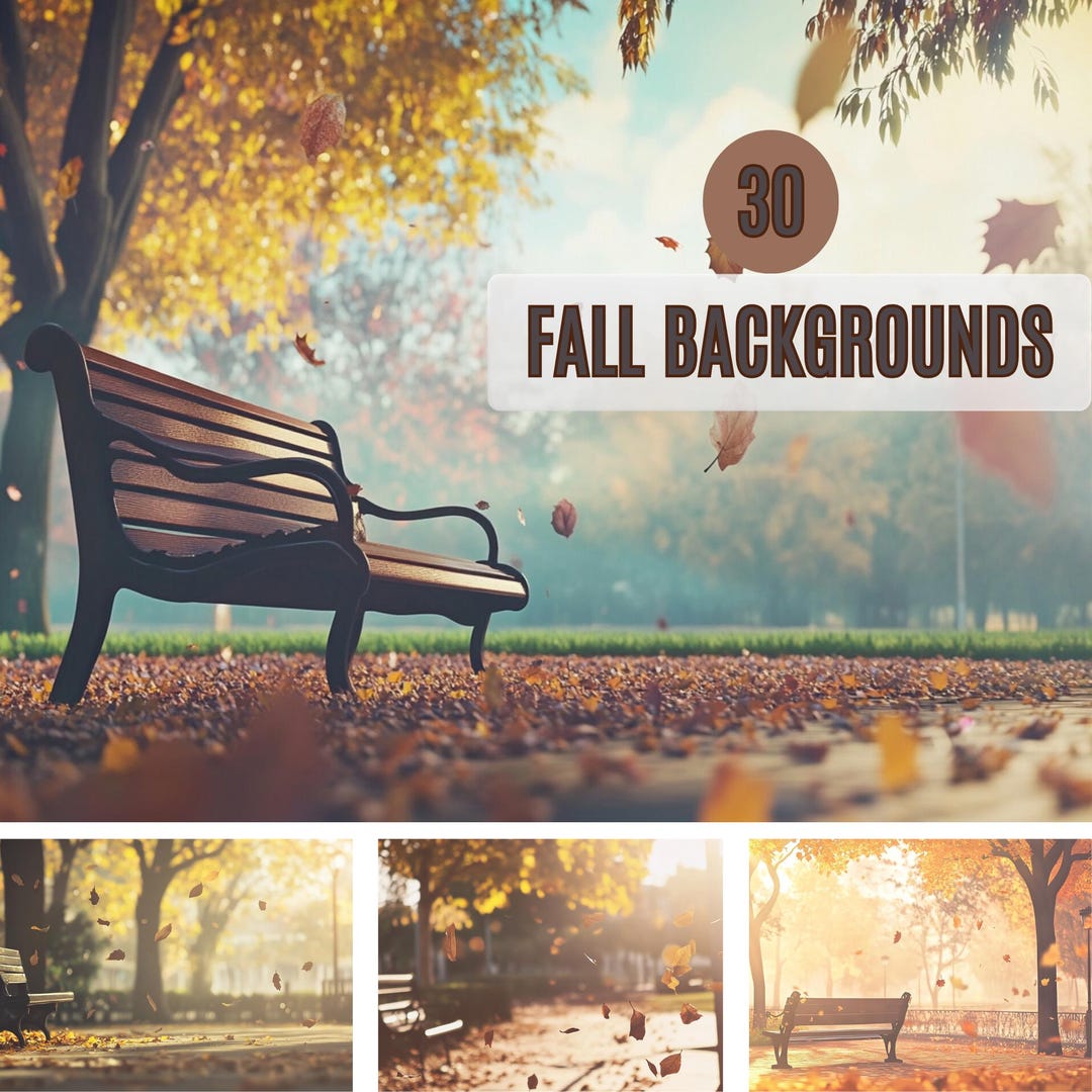 30 Fall Photoshop Overlays, Vibrant Leaves & Warm Tones for Stunning ...
